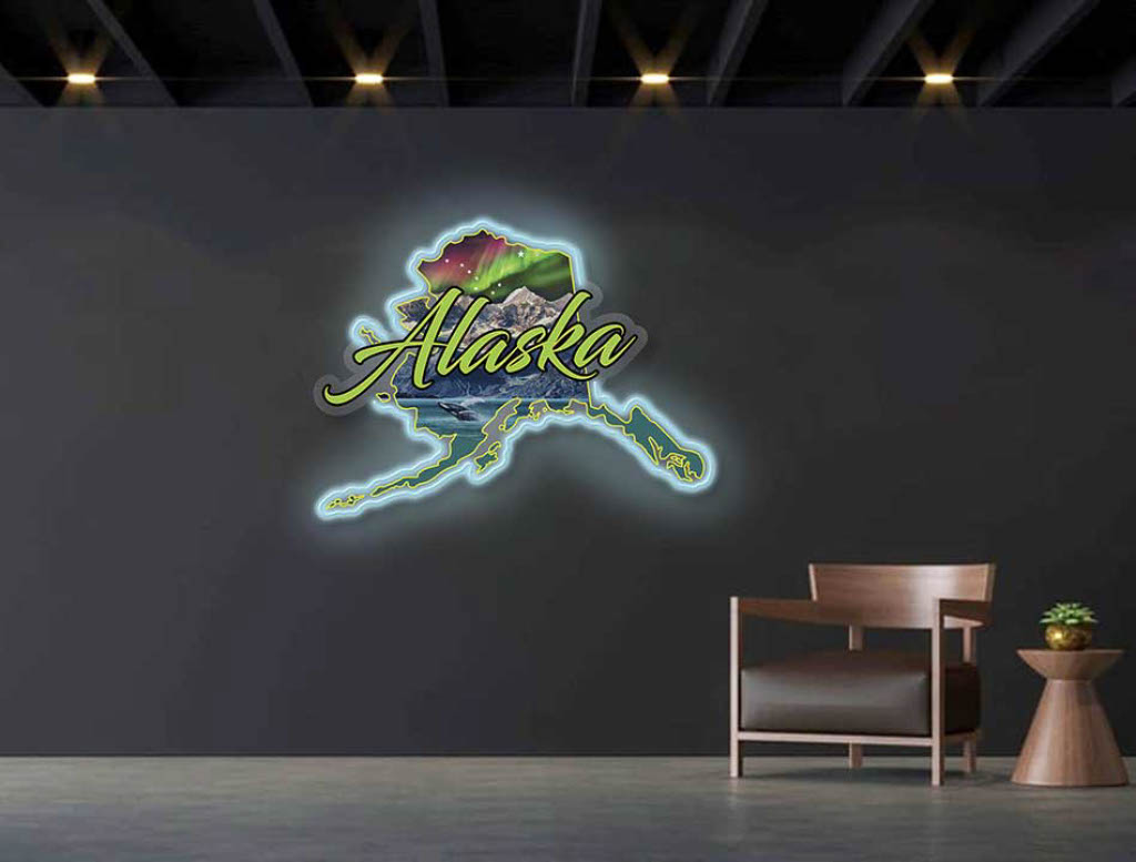 State of Alaska Neon Sign - Illuminate Your Space