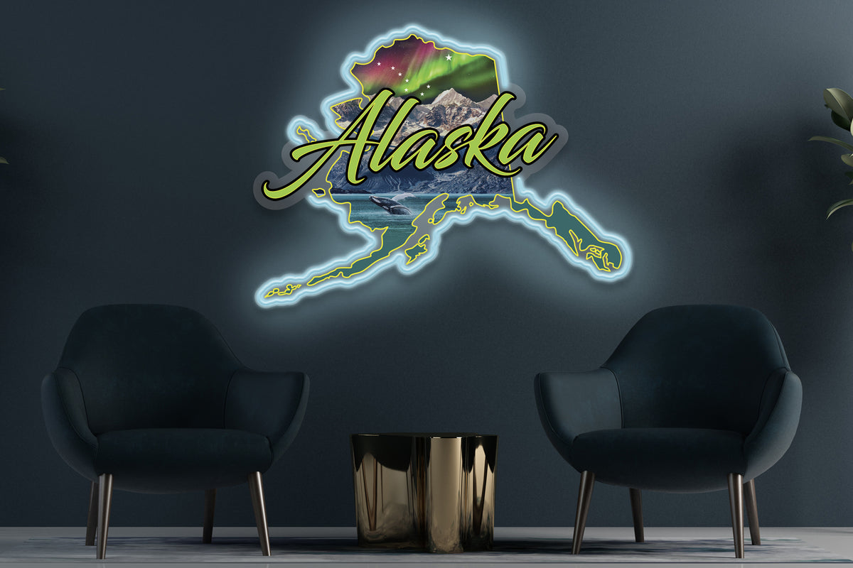 State of Alaska Neon Sign - Illuminate Your Space