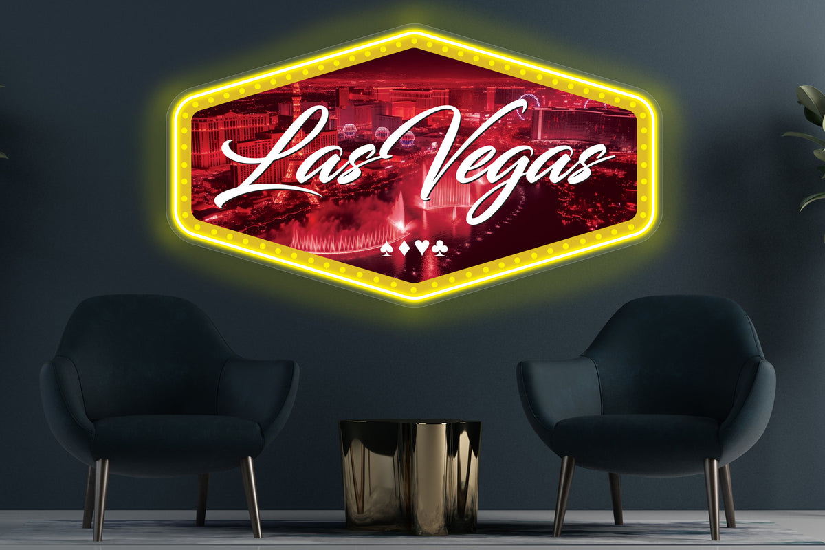 City of Las Vegas Custom Neon Sign | Johnny's LED Factory