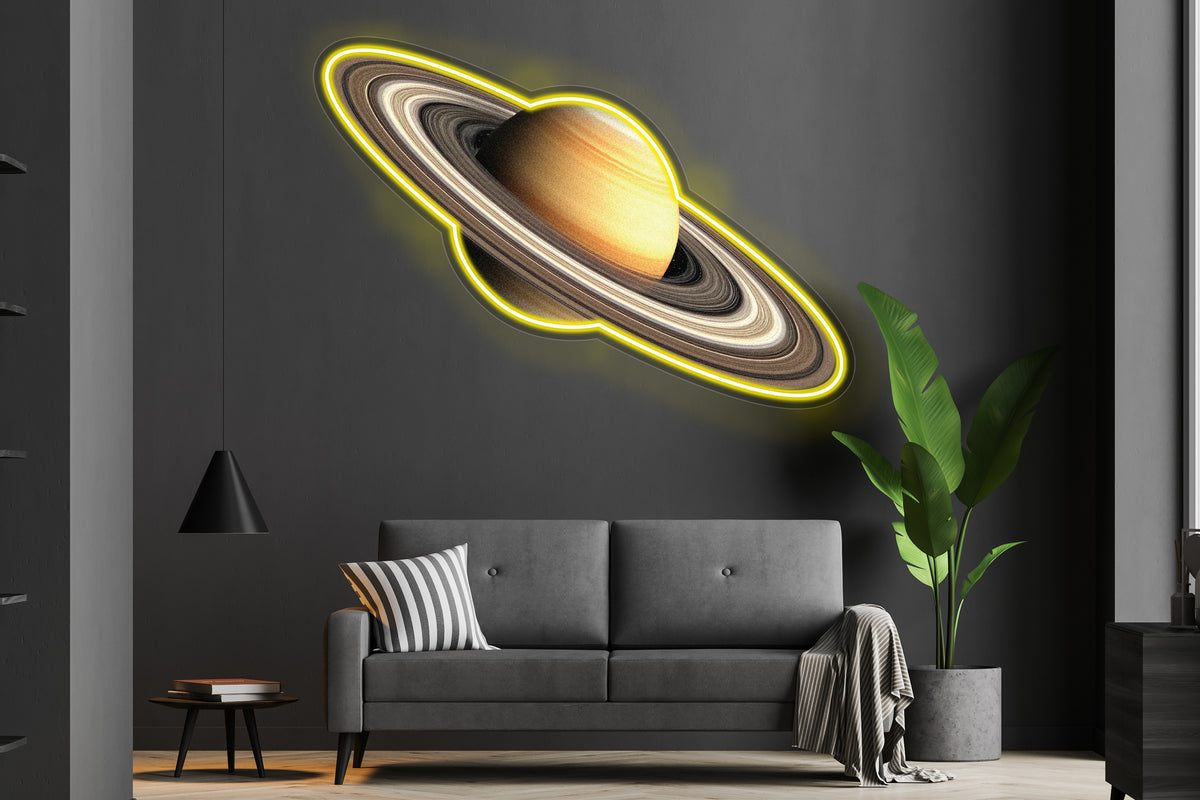 Saturn Custom Neon LED Sign