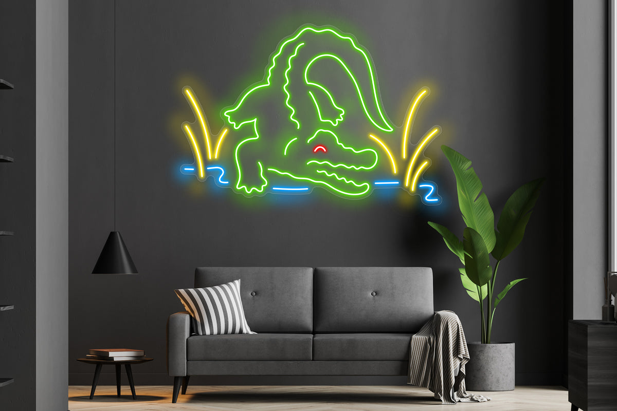 Alligator Custom Neon LED Sign | Johnny's LED Factory