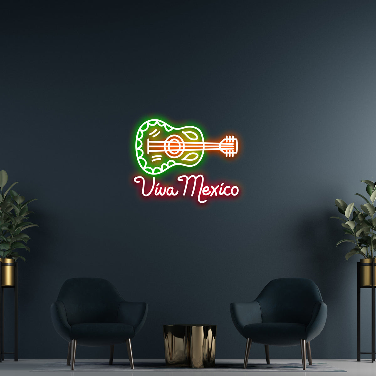 Viva Mexico Neon Sign | Colorful LED Decor
